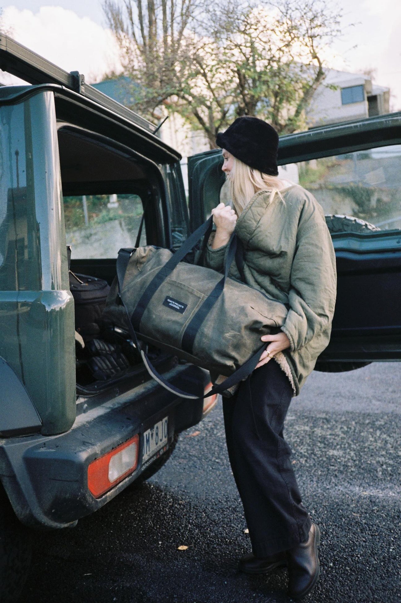 Waxed Canvas Weekender Bag - Duffle Bag - | Remote Projects