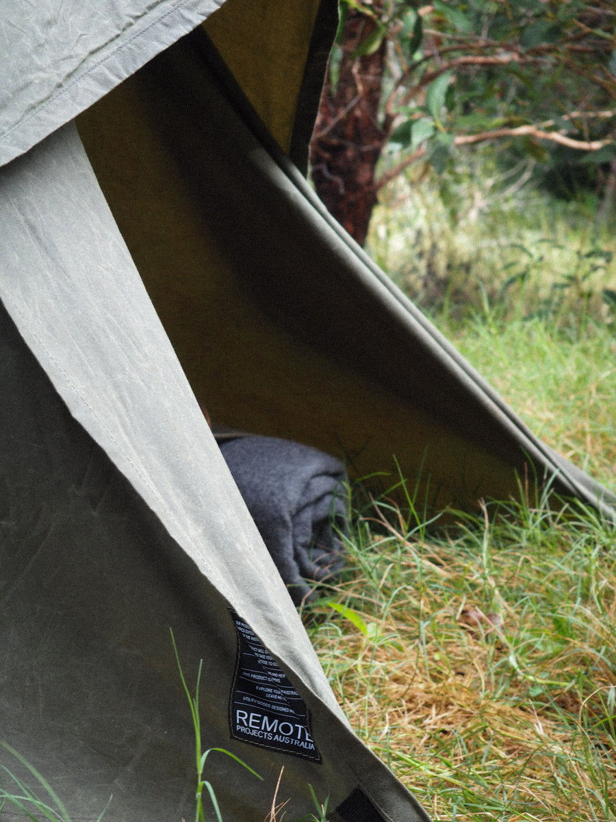 OILSKIN TARP SHELTER 2.5M X 2.5M Remote Projects