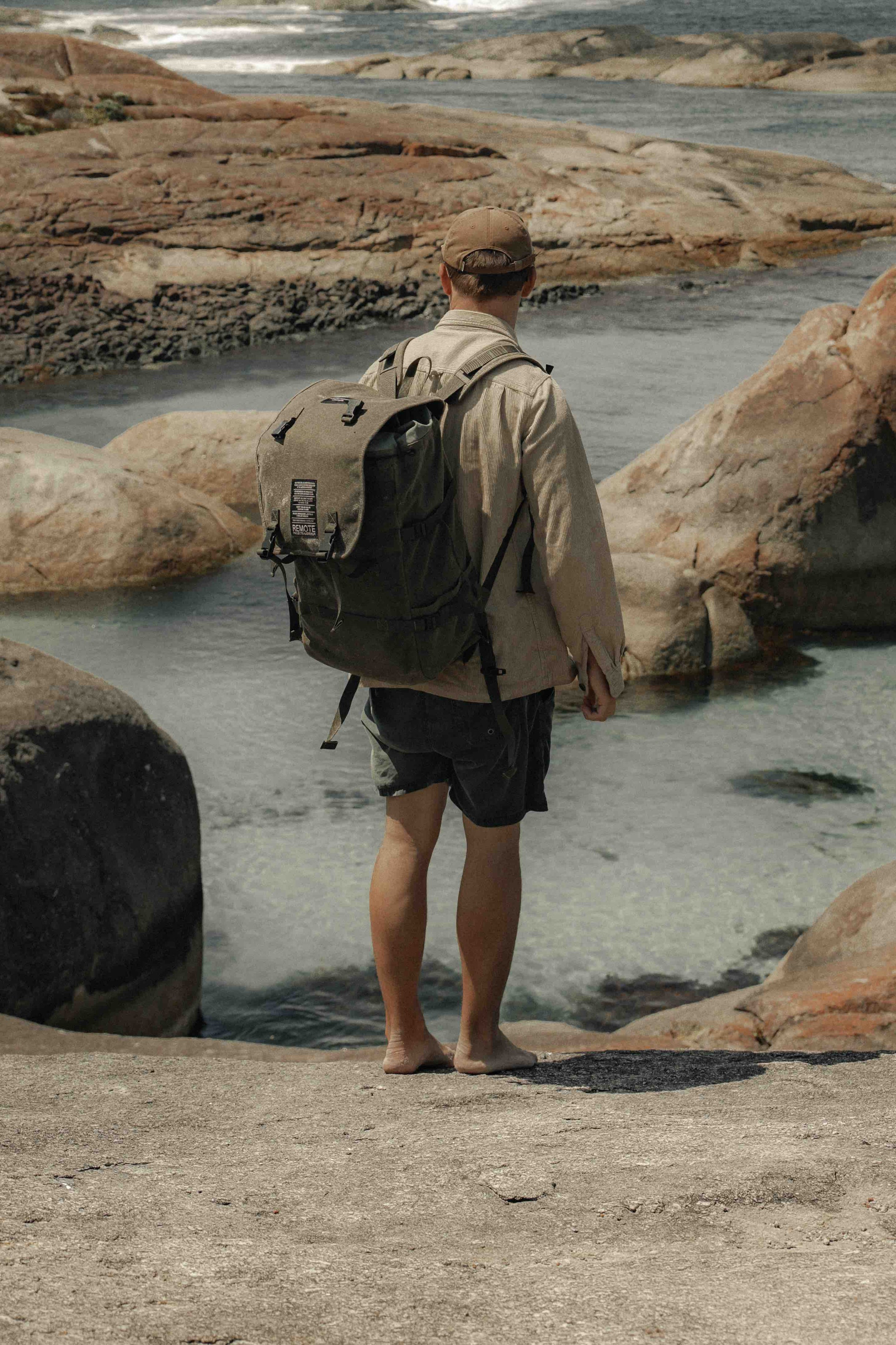 Rugged Backpack - Heavy Duty Waxed Canvas | Remote Projects